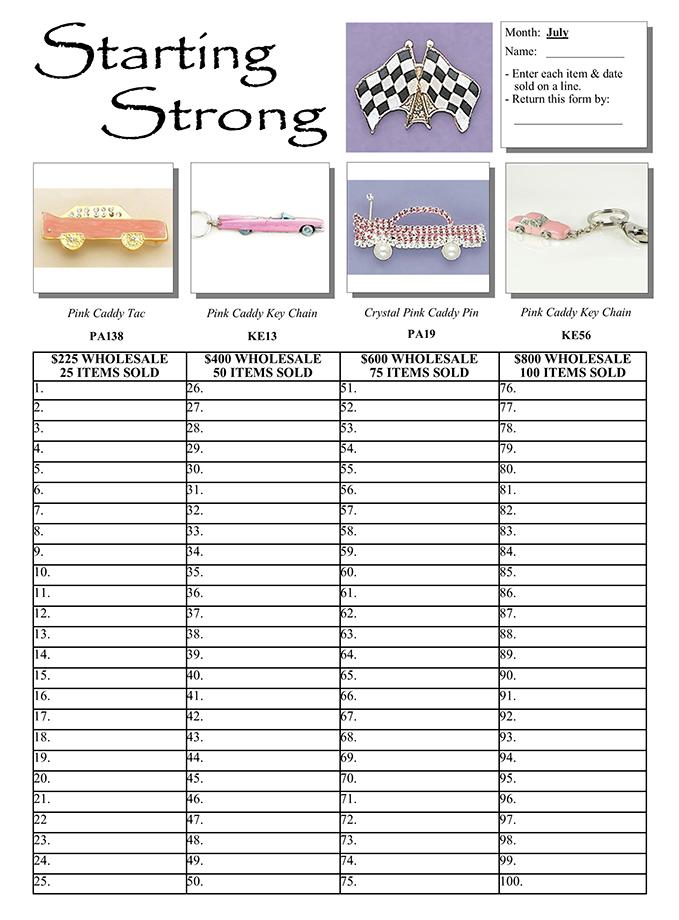 Rancho Trading Company. Starting Strong Contest Flyer